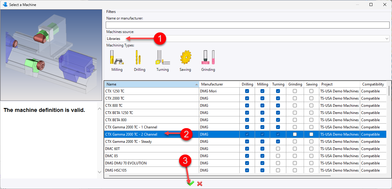 Creating a machine document template